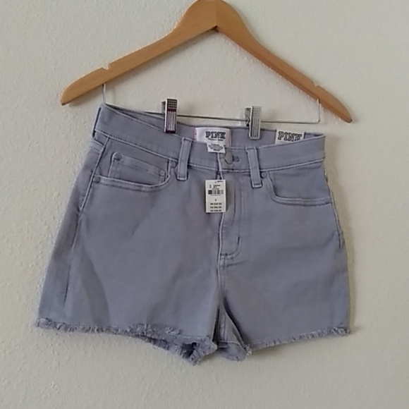 PINK Victoria's Secret | Shorts | Nwt Vs Pink Highwaisted Cut Off Jean ...